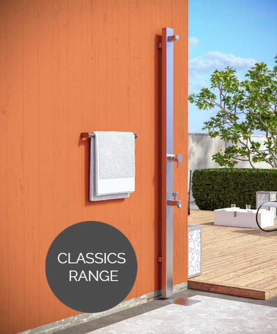 Rainware Outdoor Shower - Suncoast Wall 4301 - Hot & Cold Shower + Col ...