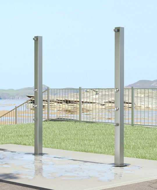 Rainware Outdoor Shower - Beach Solo 5003 Single Shower & Footwash - T ...