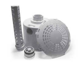 Pentair Main Drain & Hydrostatic Relief Valve with Pilot Tube & Cover ...